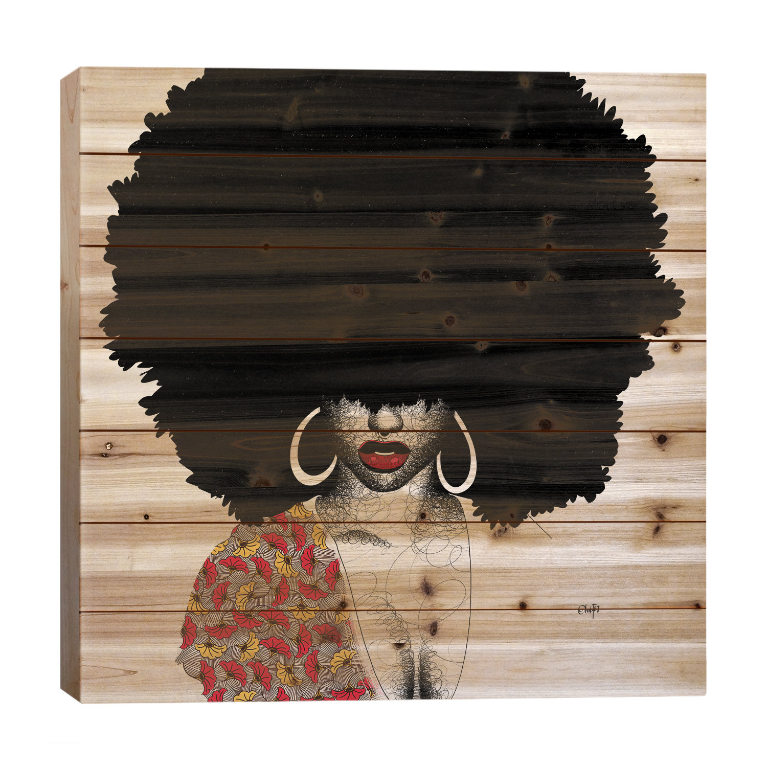 Red Barrel Studio® Uloaku by Ohab TBJ - Unframed Graphic Art on Wood | Wayfair